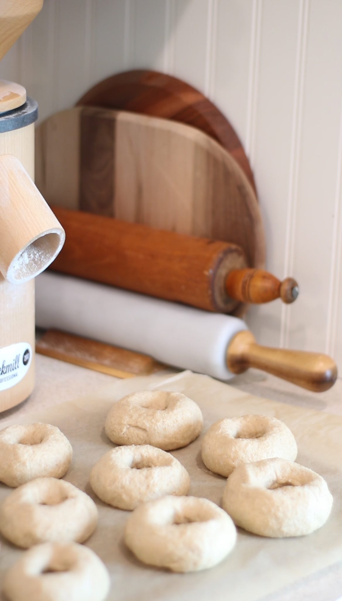 Easy Homemade Bagels With Freshly Milled Flour - The Heritage Homemaker