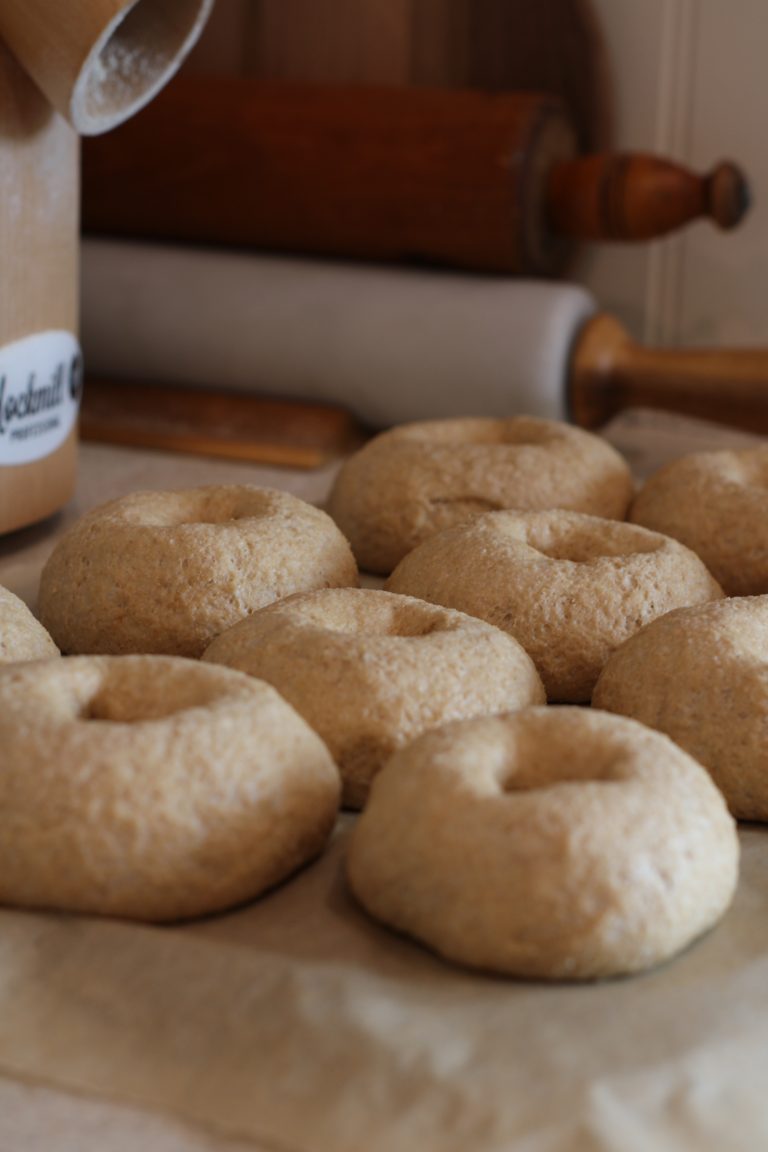 Easy Homemade Bagels With Freshly Milled Flour - The Heritage Homemaker